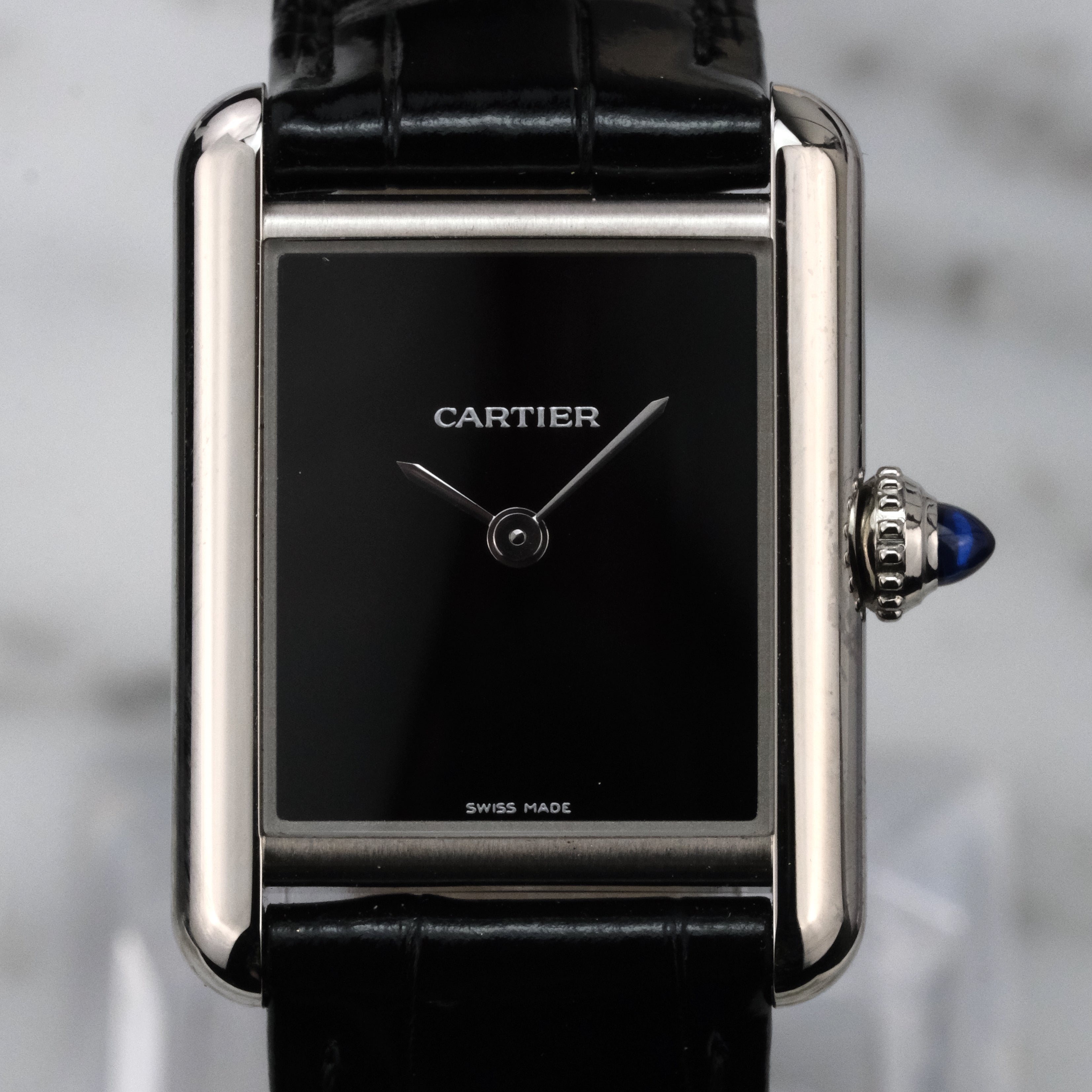 2023 Cartier Tank Must Black WSTA0071, box and warranty – Bernstein ...