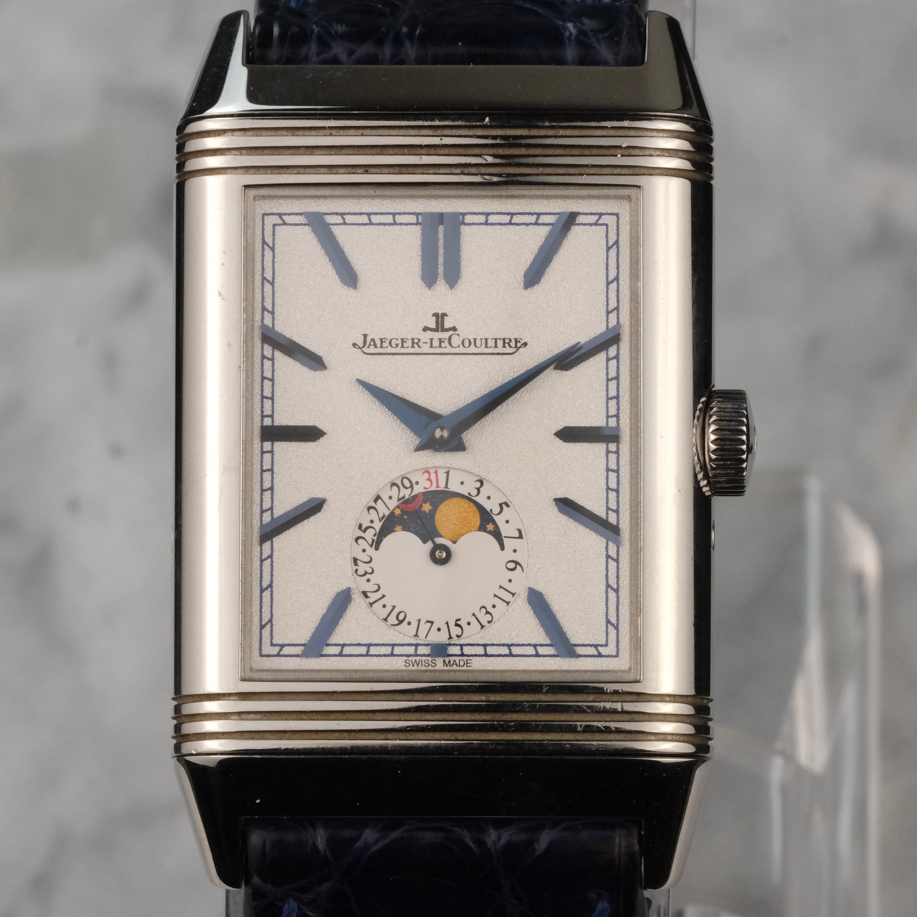 Jaeger-LeCoultre Reverso Moon Tribute Duo Q3948420 with card and extra ...