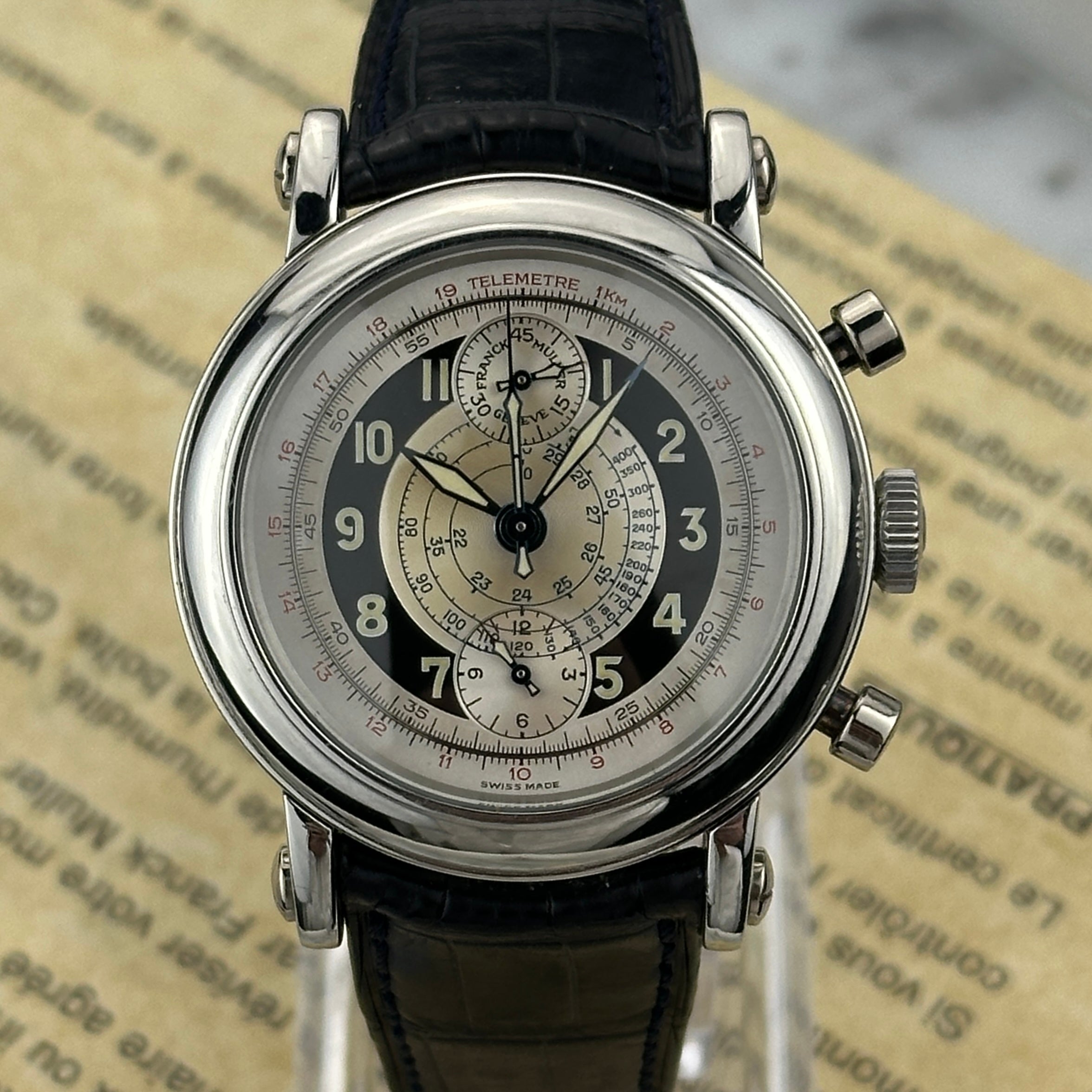 2004 Franck Muller Platinum Chronograph | 7000 CC S45 | Box and Papers ...